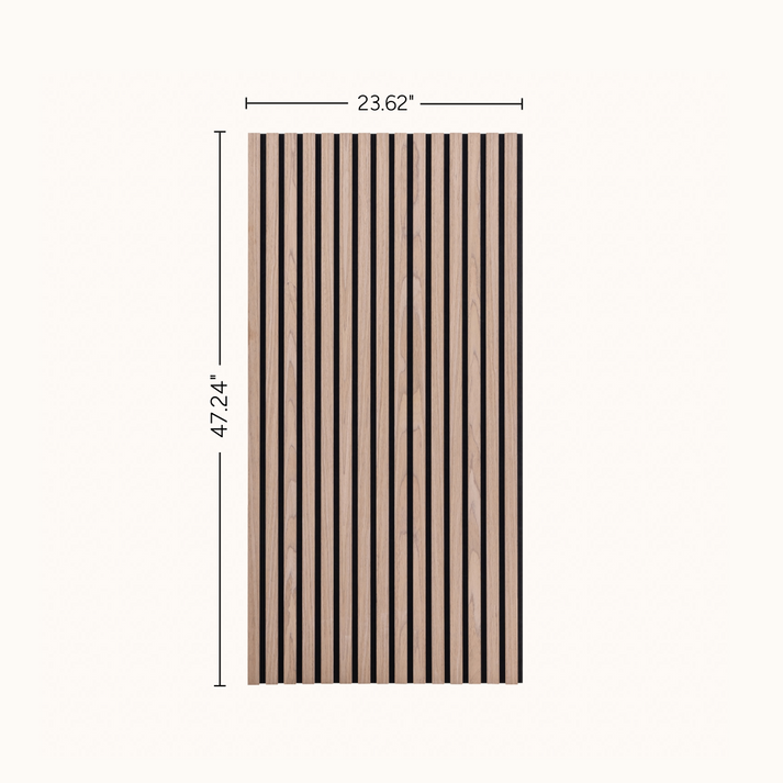 SlatWall Midi Walnut Wood Panel | Naturewall – Naturewall US